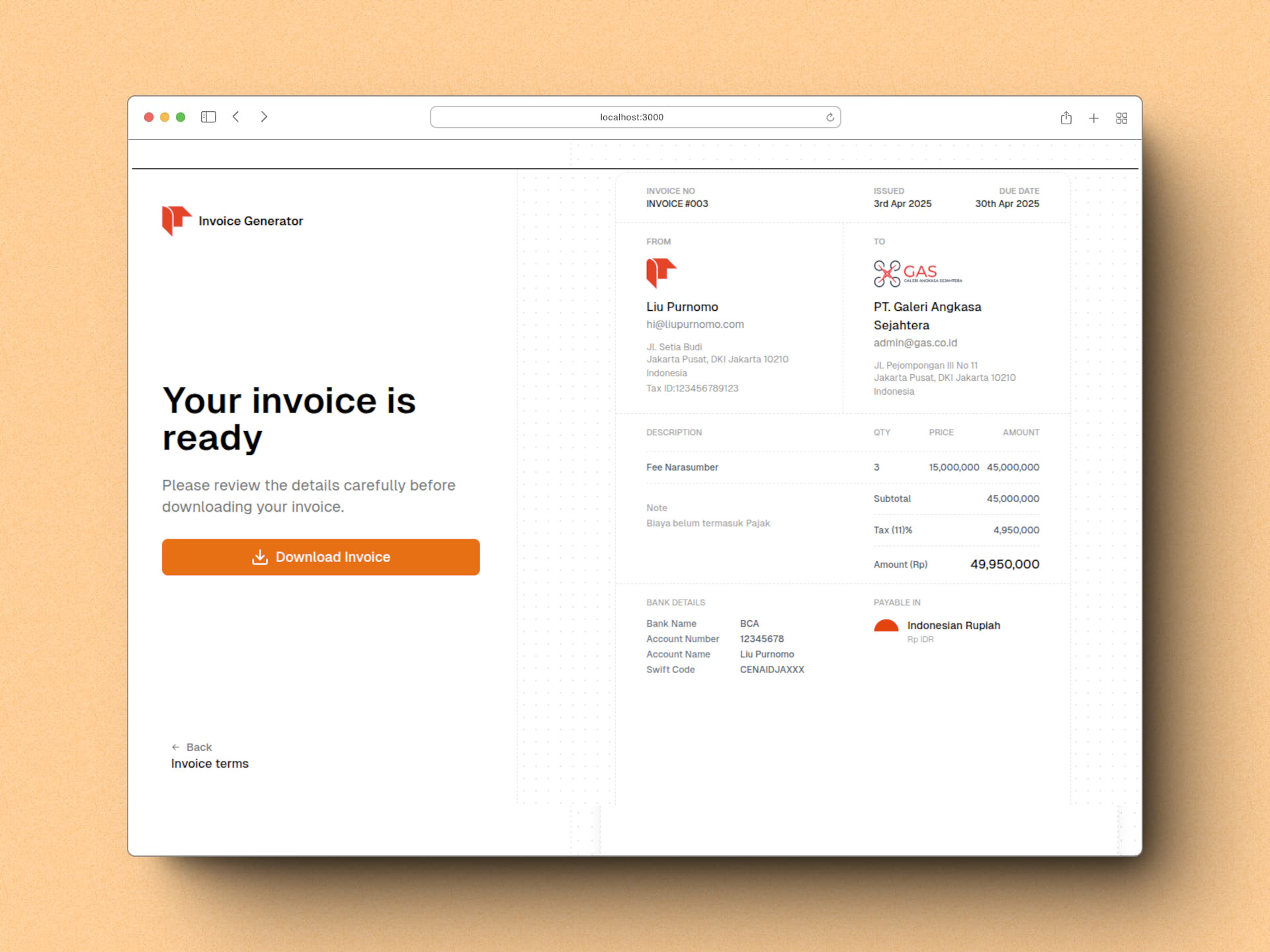 Free Invoice Generator: Create & Send Professional Invoices in Minutes